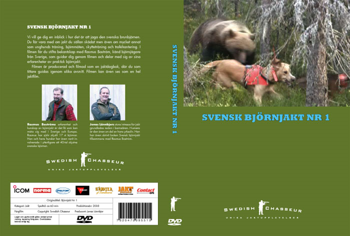 Svensk Björnjakt Nr.1 -Karhu DVD - Erakellari.fi verkkokauppa